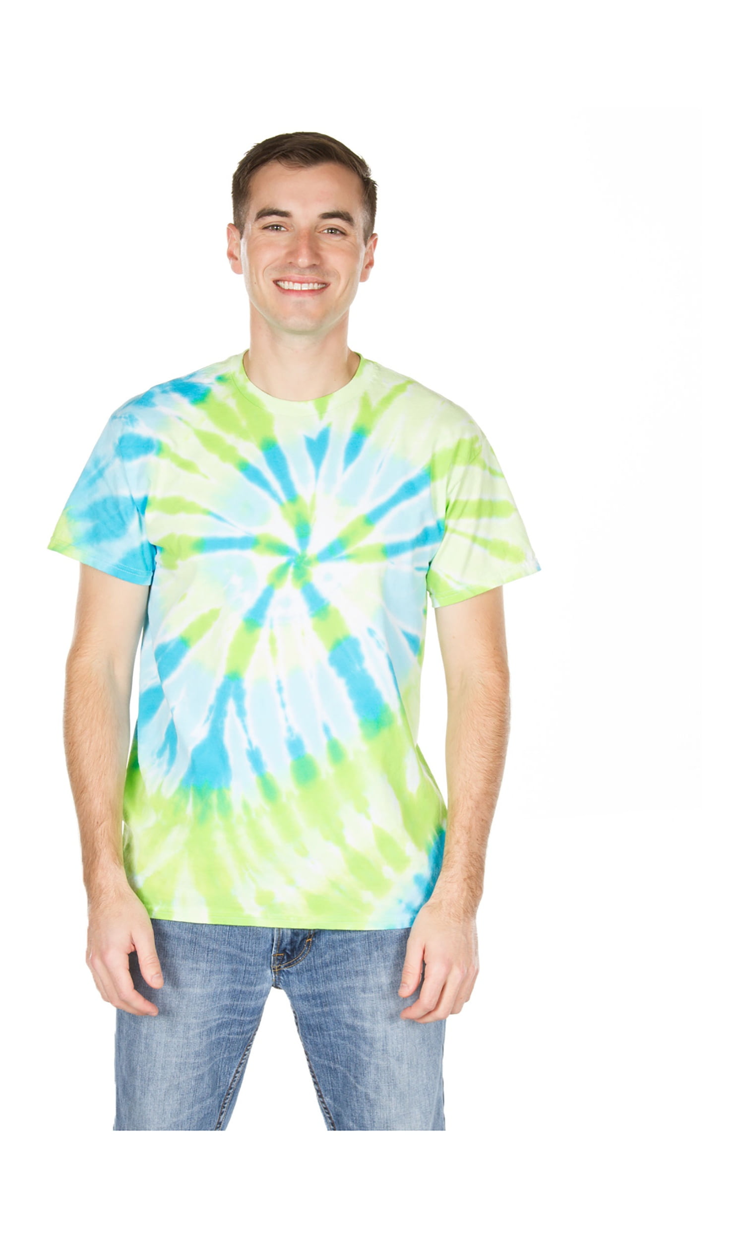 Dyenomite Men's Superior Colorfast Double Needle T-Shirt, Style 200TY ...