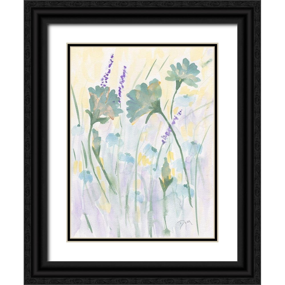 Dyer, Beverly 12x14 Black Ornate Wood Framed with Double Matting Museum ...