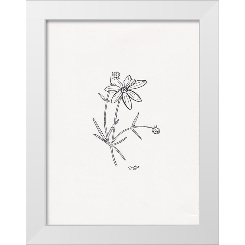 Dyer, Beverly 12x14 White Modern Wood Framed Museum Art Print Titled ...