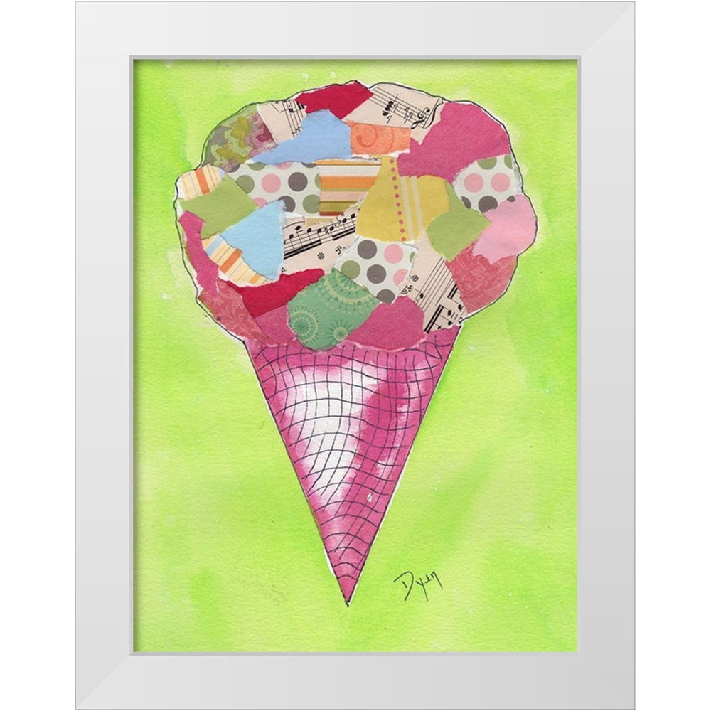 Dyer, Beverly 12x14 White Modern Wood Framed Museum Art Print Titled ...