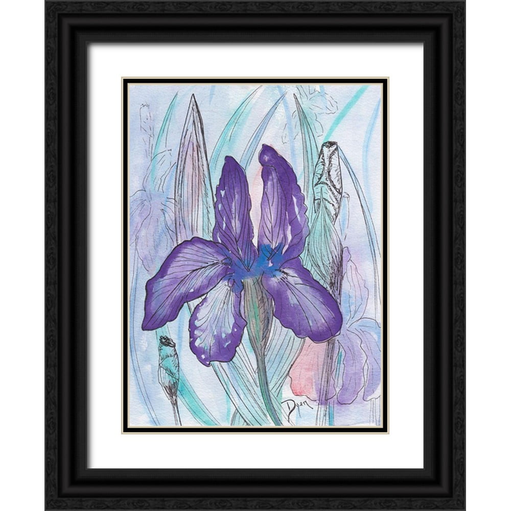 Dyer, Beverly 19x24 Black Ornate Wood Framed with Double Matting Museum ...