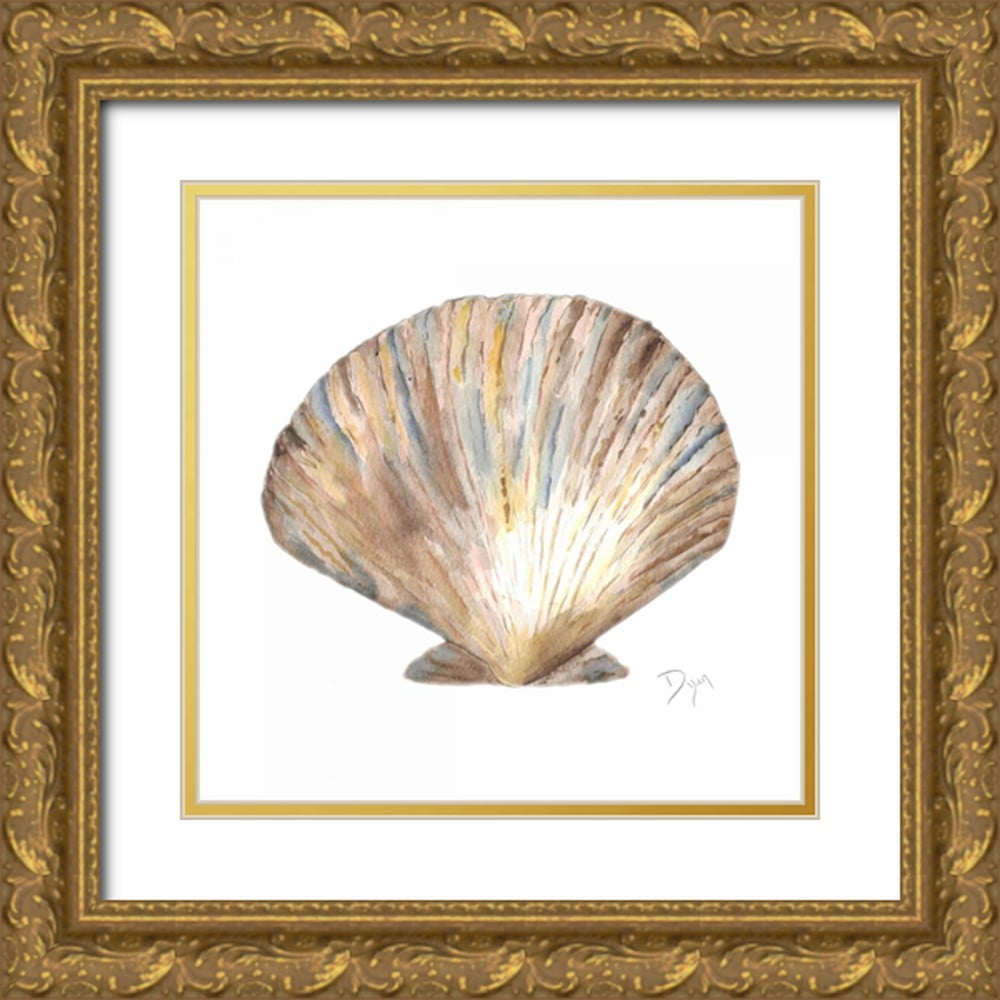 Dyer, Beverly 26x26 Gold Ornate Wood Framed with Double Matting Museum ...