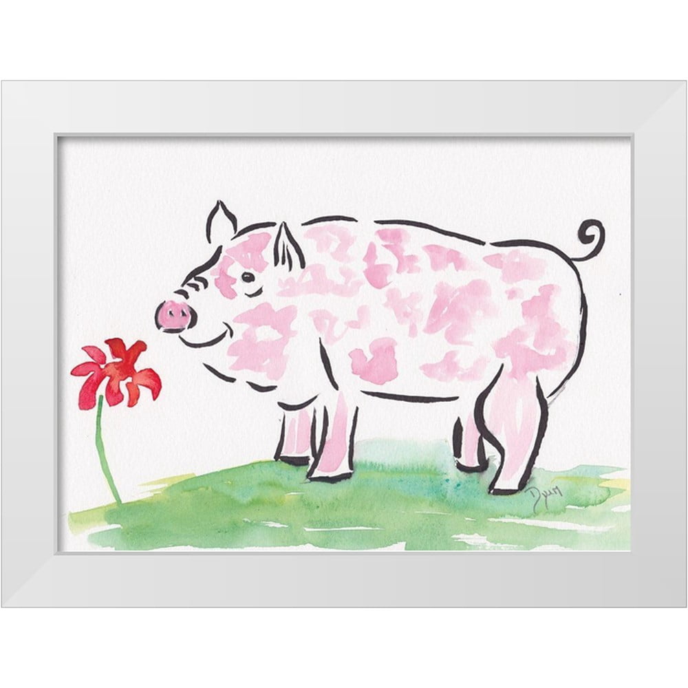 Dyer, Beverly 32x24 White Modern Wood Framed Museum Art Print Titled ...