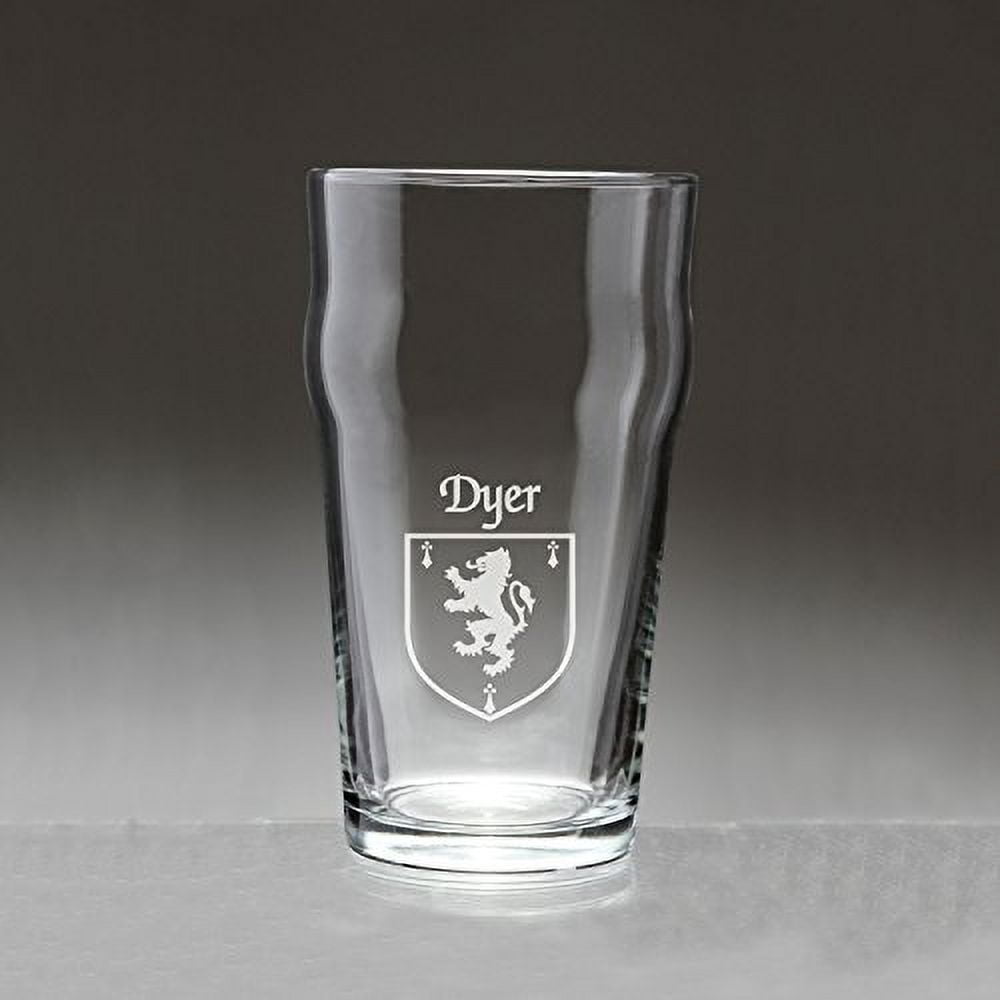 Dyer Irish Coat of Arms Pub Glasses - Set of 4 (Sand Etched) - Walmart.com