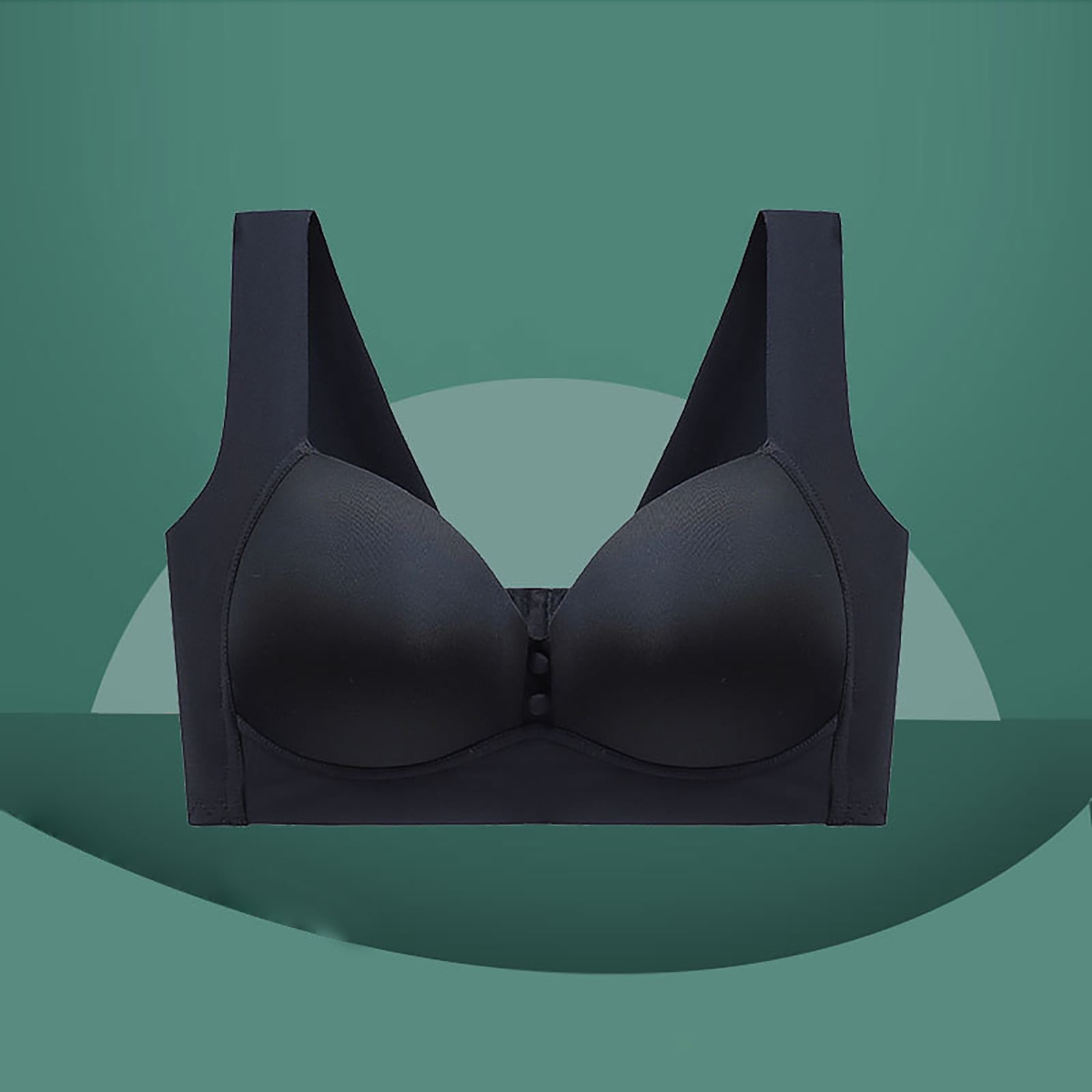 Dyfzdhu Bras for Women On Running Sports Bra V Neck Full Coverage Hook ...