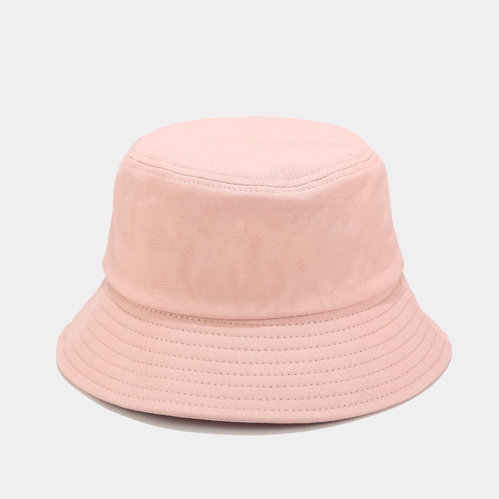 Dyfzdhu Bucket Hats Bucket Hats Soild Summer Travel Beach Sun Hat Cap ...