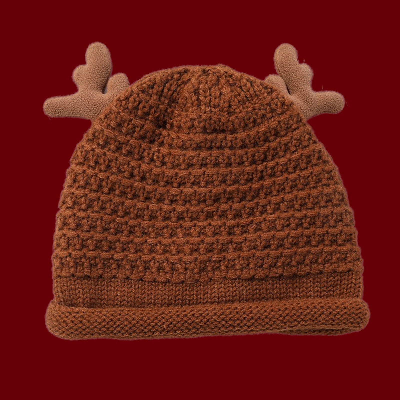 Dyfzdhu Classic Winter Fall Trendy Chunky Stretchy Cable Knit Hat ...