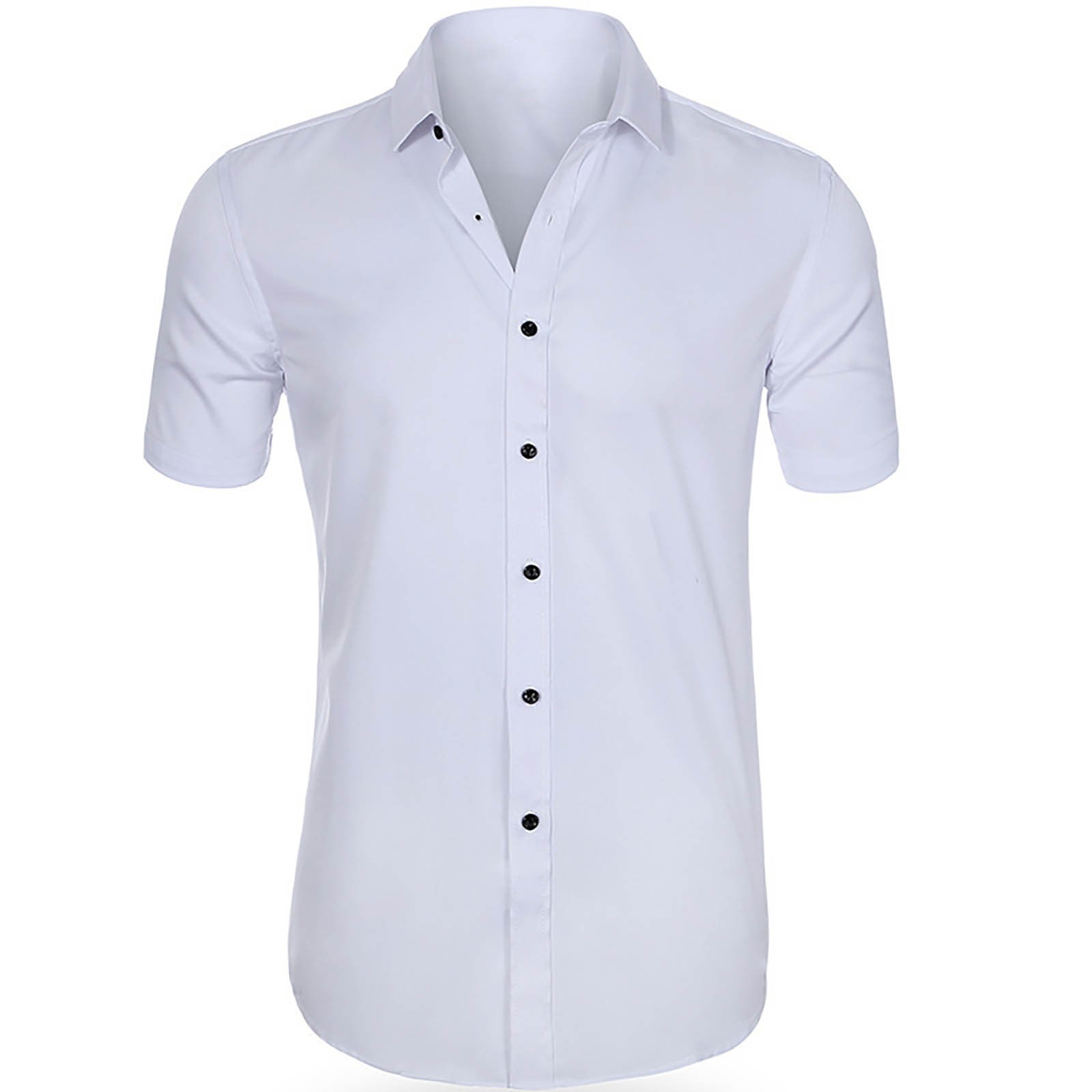 Dyfzdhu Dress Shirts for Men Short Sleeved Shirt Trendy Casual Top ...
