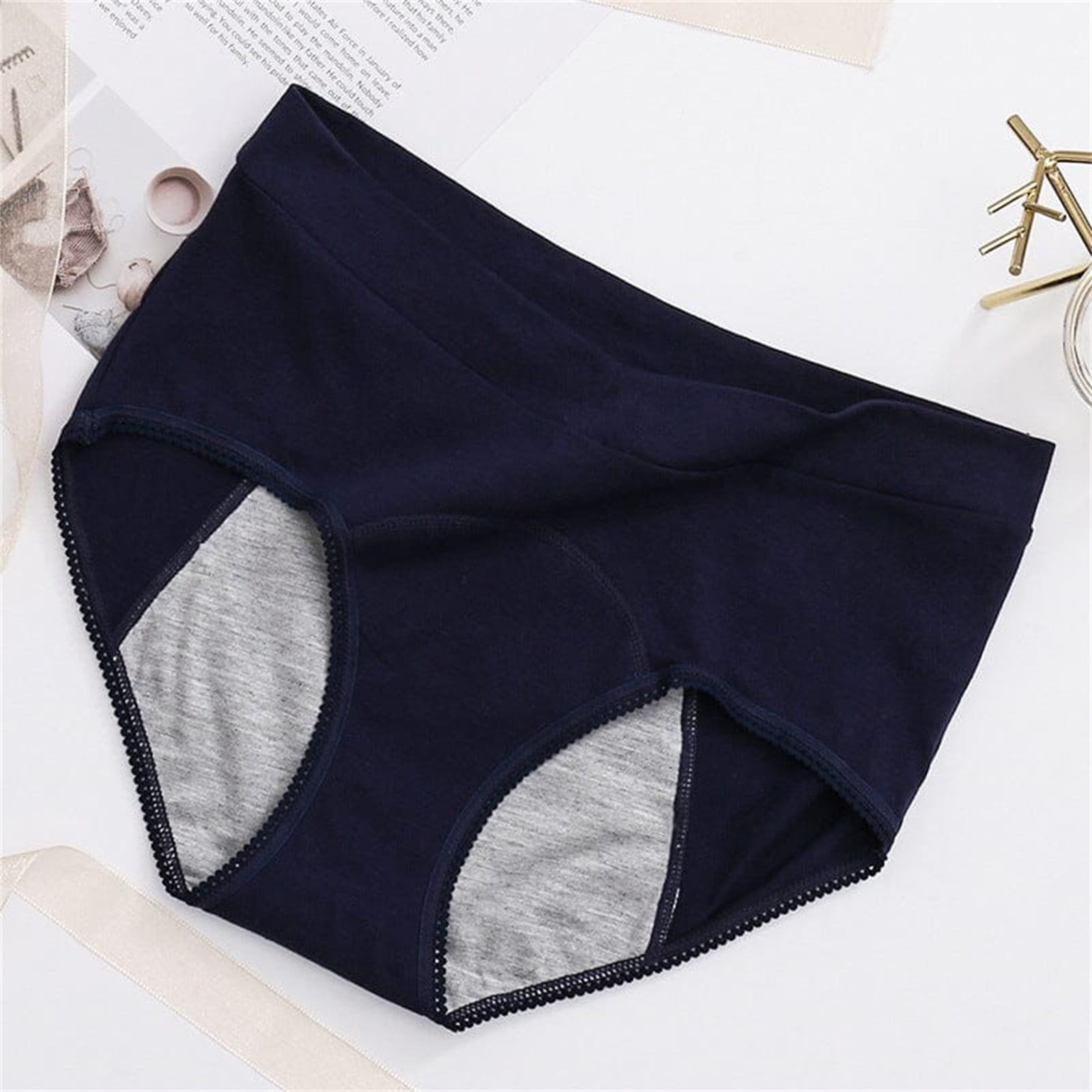 Dyfzdhu Period Underwear For Women High Waisted Leak Proof Panties