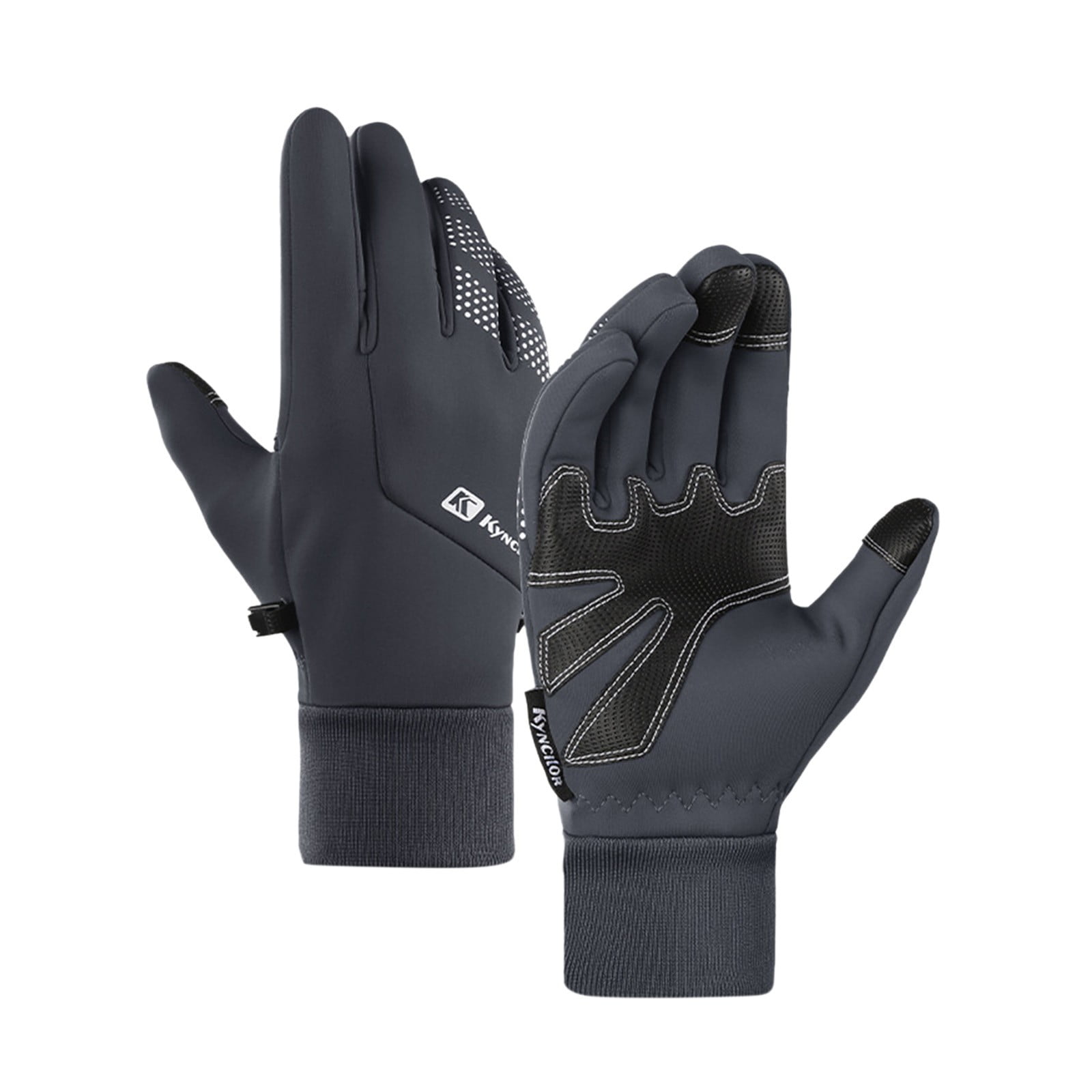 Dyfzdhu Sports Fleece Warm Gloves Rouch Screen Ski Bike Riding Cold ...