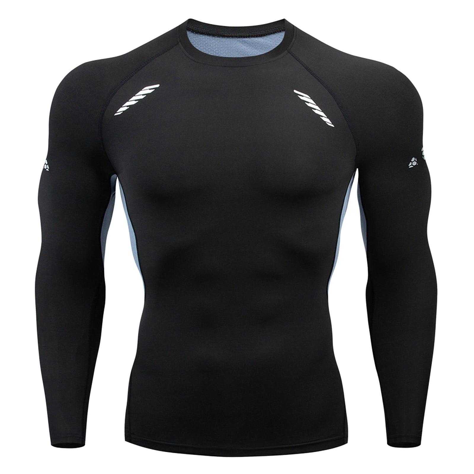 Dyfzdhu T Shirts for Men Fitness Long Sleeve Running Sports Shirt ...