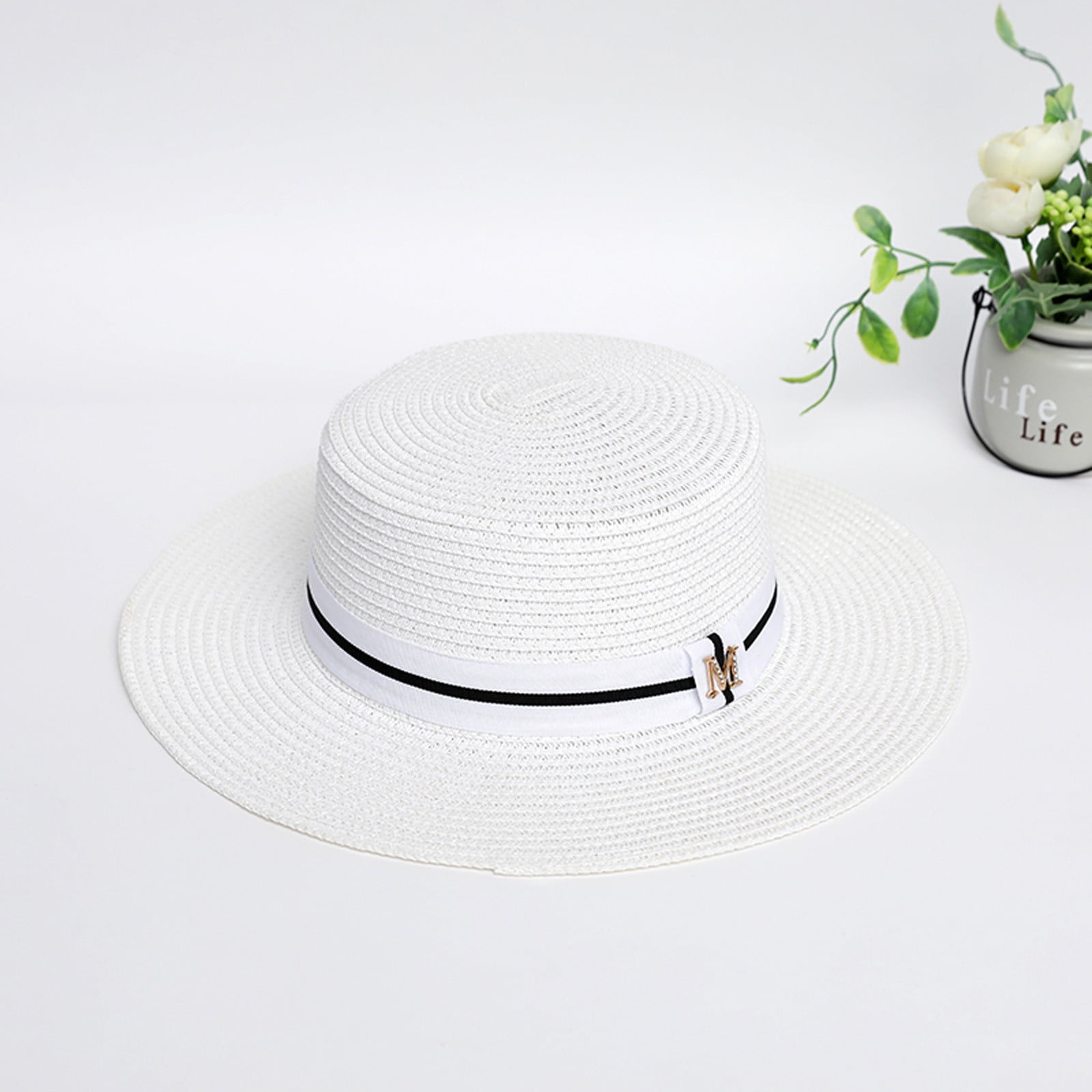 Dyfzdhu Women's Sunshade Oversized Eaves Sun Hat Outdoor Summer ...