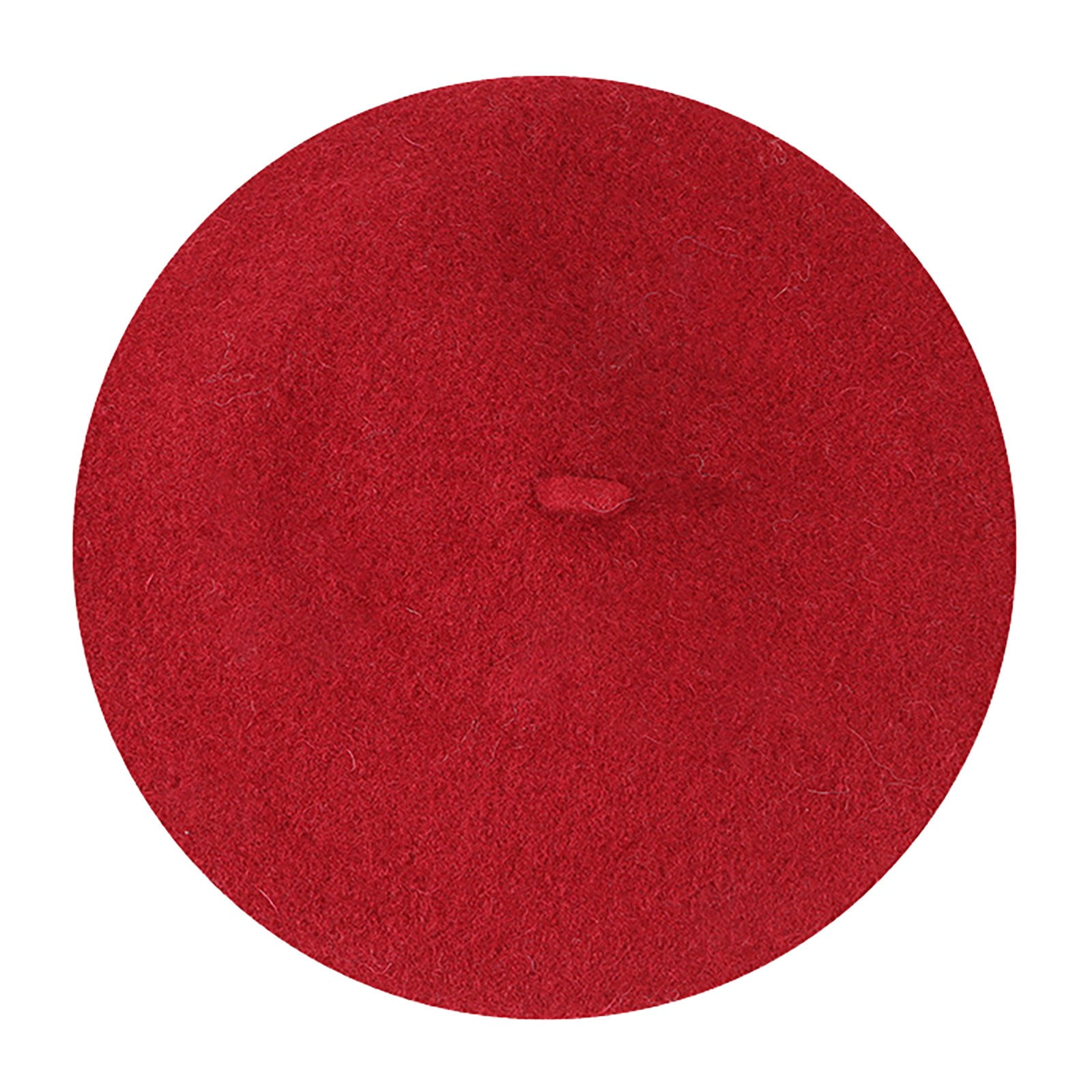 Dyfzdhu Wool Beret Hat for Women British Vintage Fall Winter Trendy ...