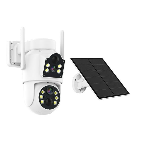 Dygoophy 5W Solar Powered Low Power WiFi Security Camera 4MP HD ...