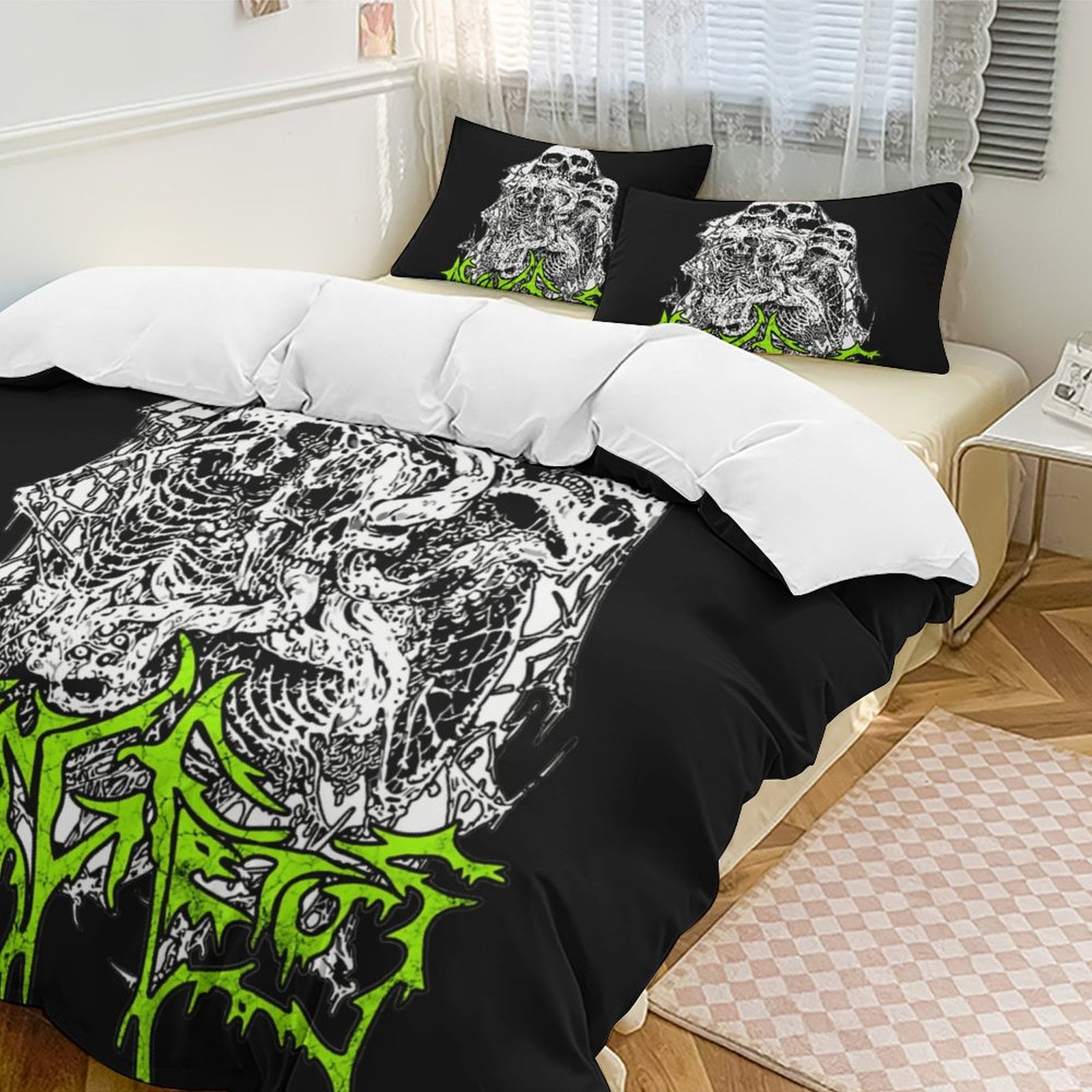 Dying Fetus Anime Cartoon Bedding 3-Piece Set, 79 X 90 Inches, 1 Duvet ...