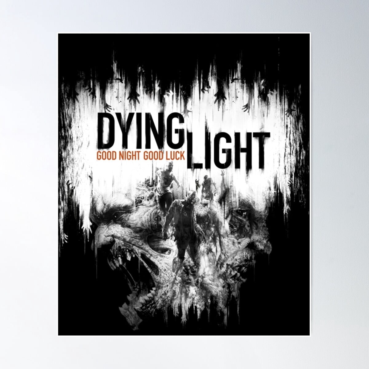 Dying Light Poster Wall Art, UNFRAMED PAPER POSTER, Home Decor, Vintage ...