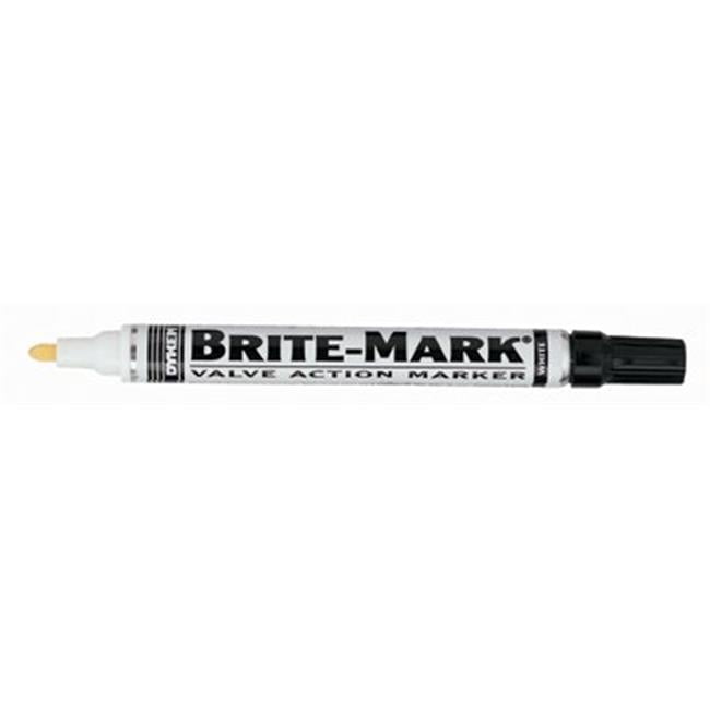 Dykem 25.384003 White Marker Layout Marking Pen - Bullet Tip White 1 Count - Walmart.com