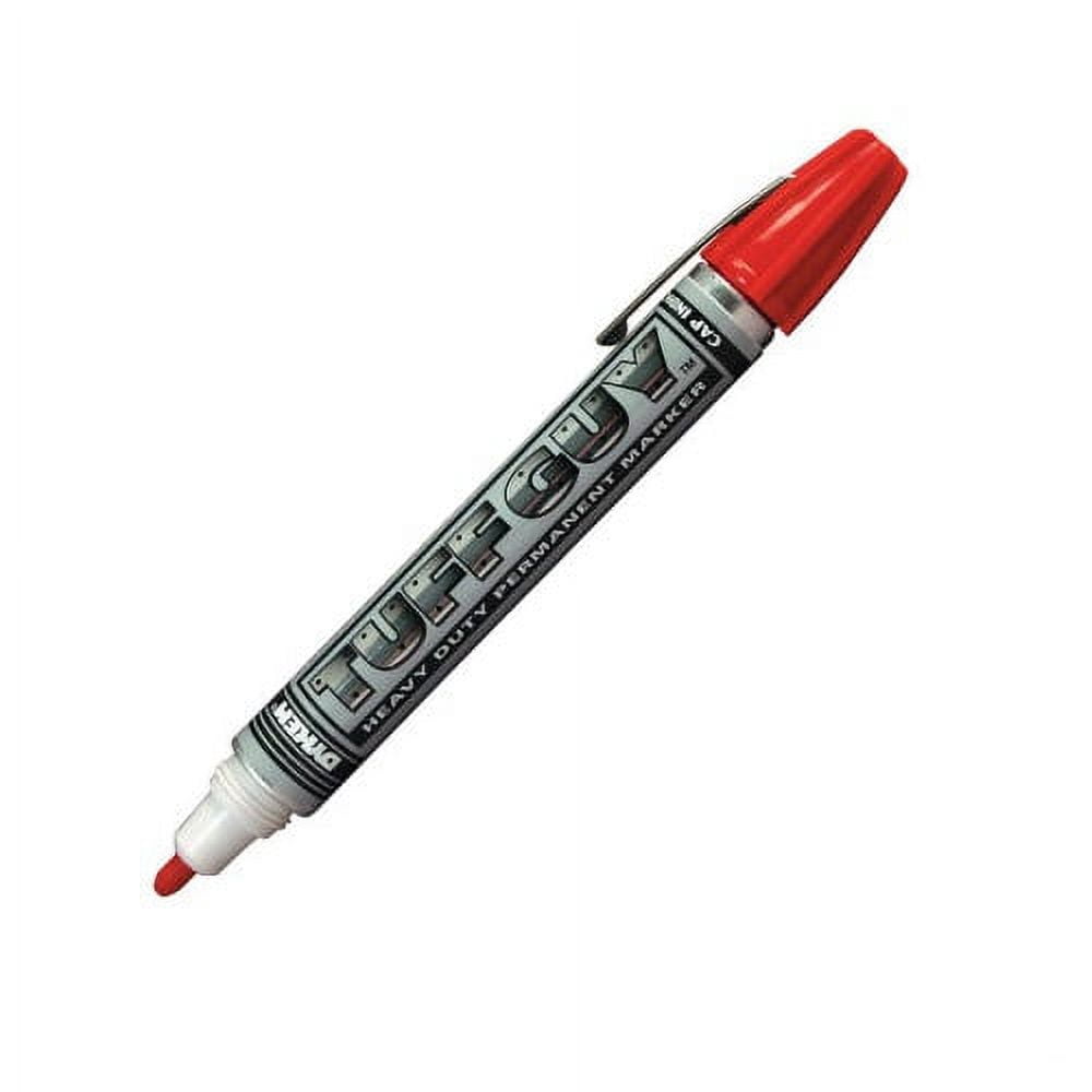 Dykem 44819 Medium Felt Tip Permanent Marker, Red - Walmart.com