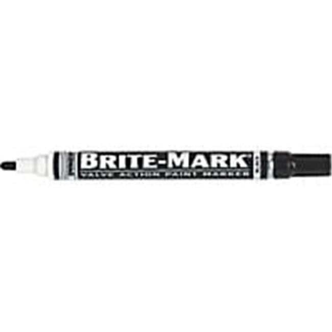 Dykem 84003 Brite Mark Permanent Marker, White - Walmart.com