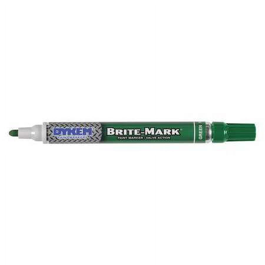 Dykem Paint Marker, Medium Tip, Green Color Family, Paint 84007 ...