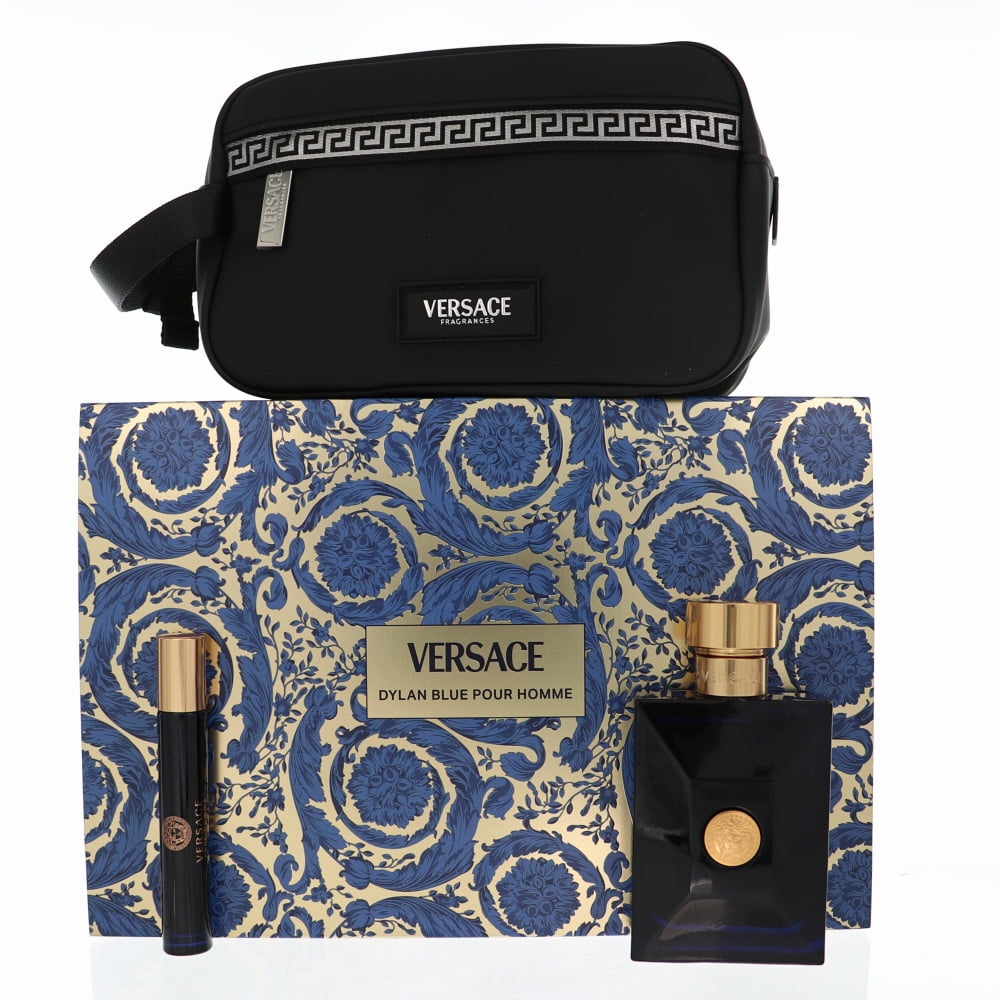 Versace Dylan Blue Pour Homme Cologne Gift Set for Men - 3.4oz EDT ...
