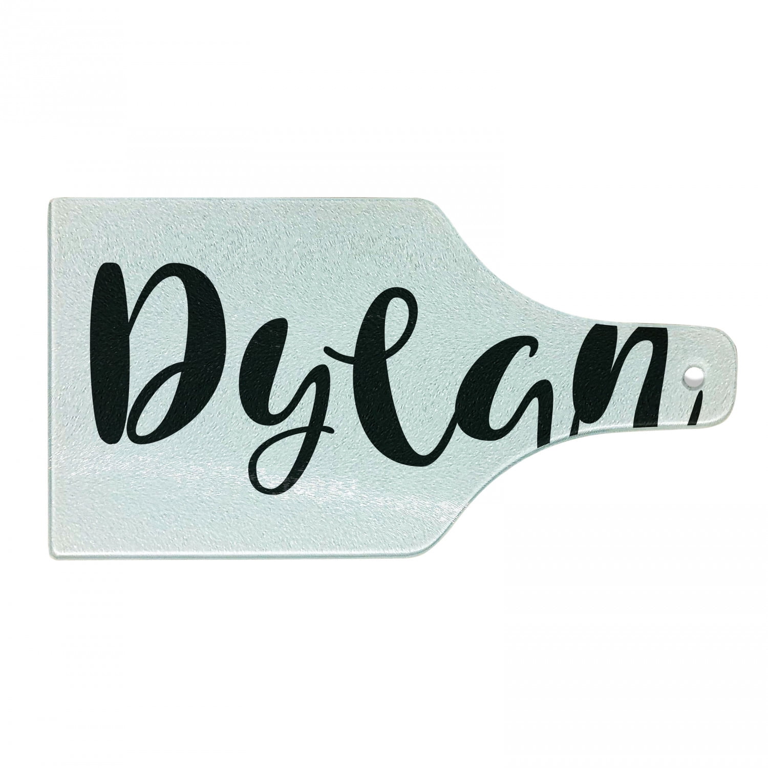 Dylan Cutting Board, Monochrome Arrangement of Letters Font Design Hand ...