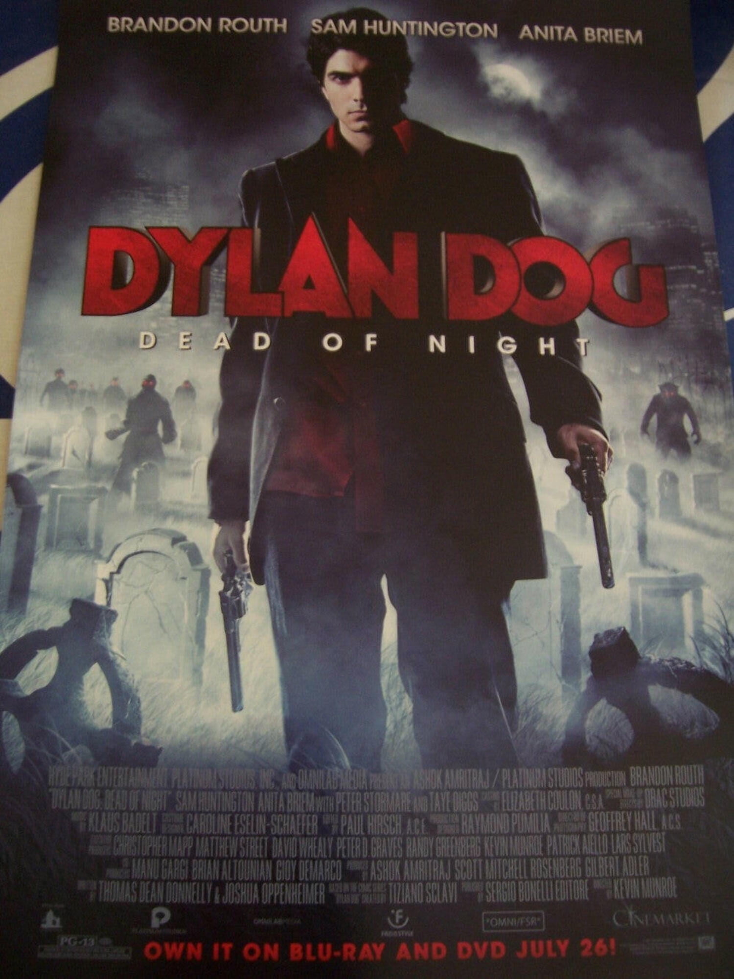 Dylan Dog movie 2011 Comic-Con 11x17 mini promo poster (Brandon Routh ...
