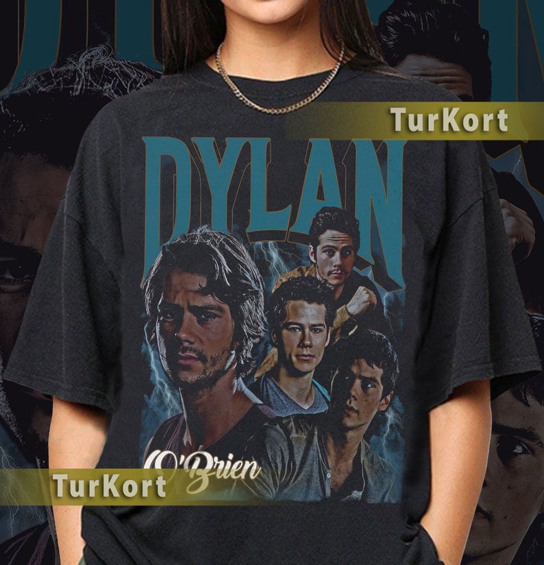 Dylan O'Brien Retro Vintage Tee - Dylan O'Brien Sweatshirt - Dylan O ...