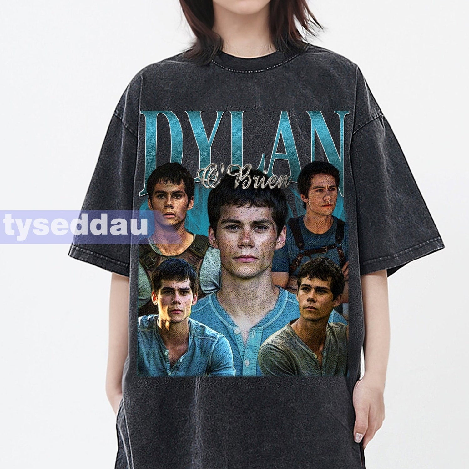 Dylan O'Brien Vintage Washed T-Shirt, Dylan O'Brien Homage Graphic ...