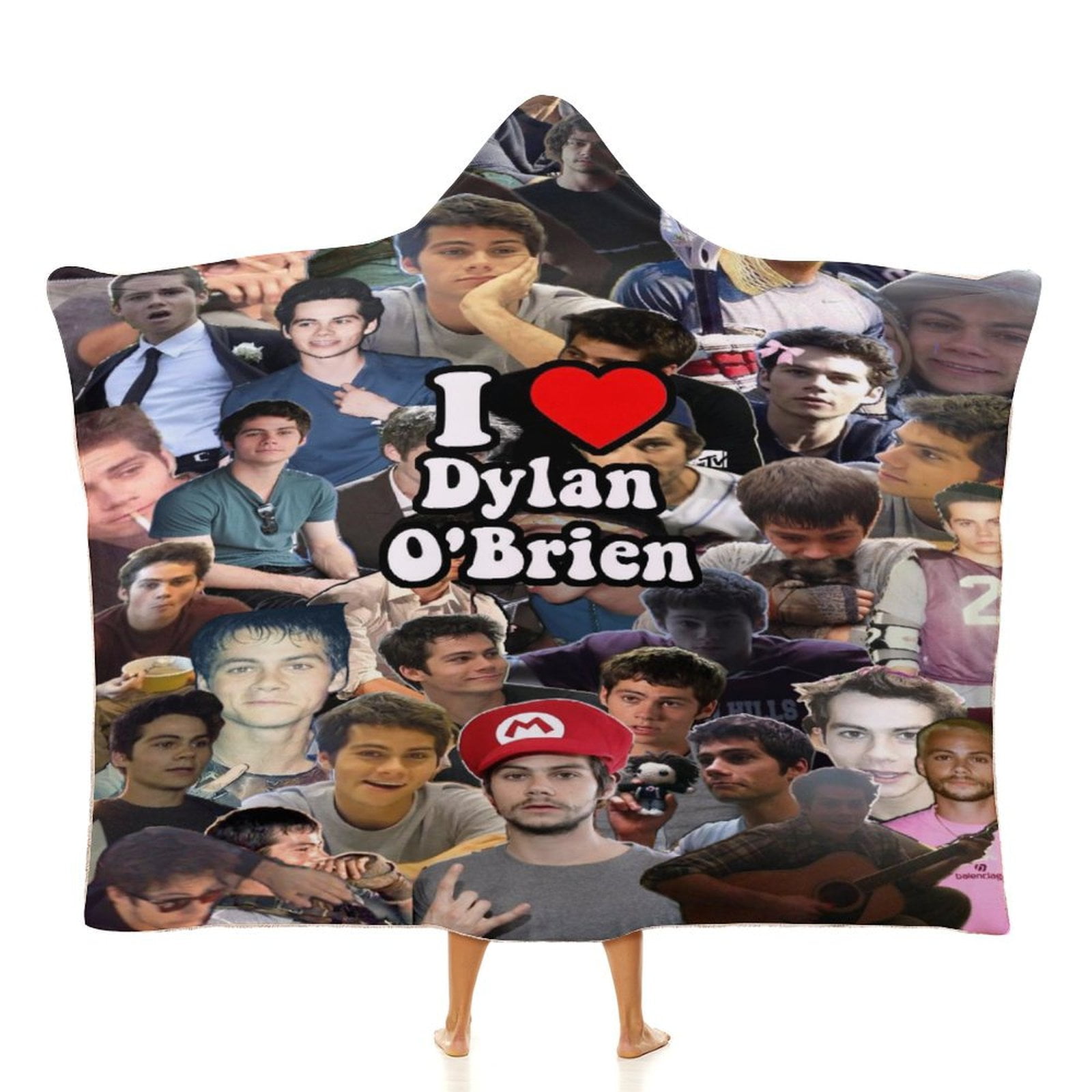 Dylan O-Brien Wearable Hooded Blankets Throw Cloak Blanket for Bed Sofa ...
