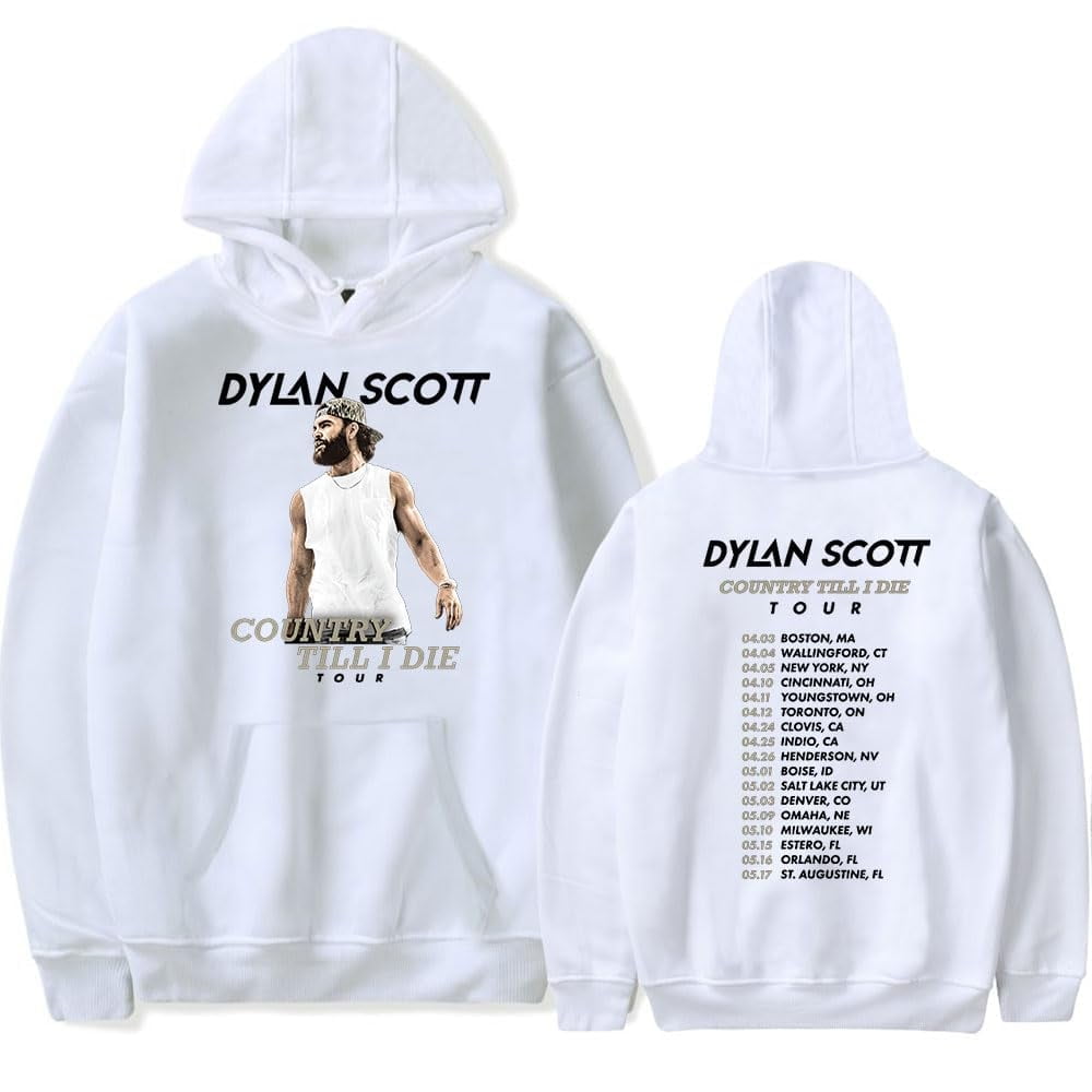 Dylan Scott Country Til I Die 2025 Tour Unisex Hoodies - Walmart.com