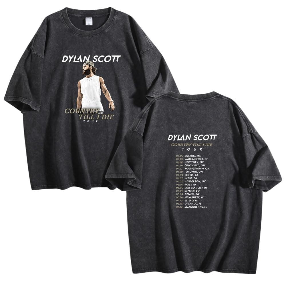 Dylan Scott Country Til I Die T-Shirts For Men And Women Summer Casual Cool T-shirt - Walmart.com