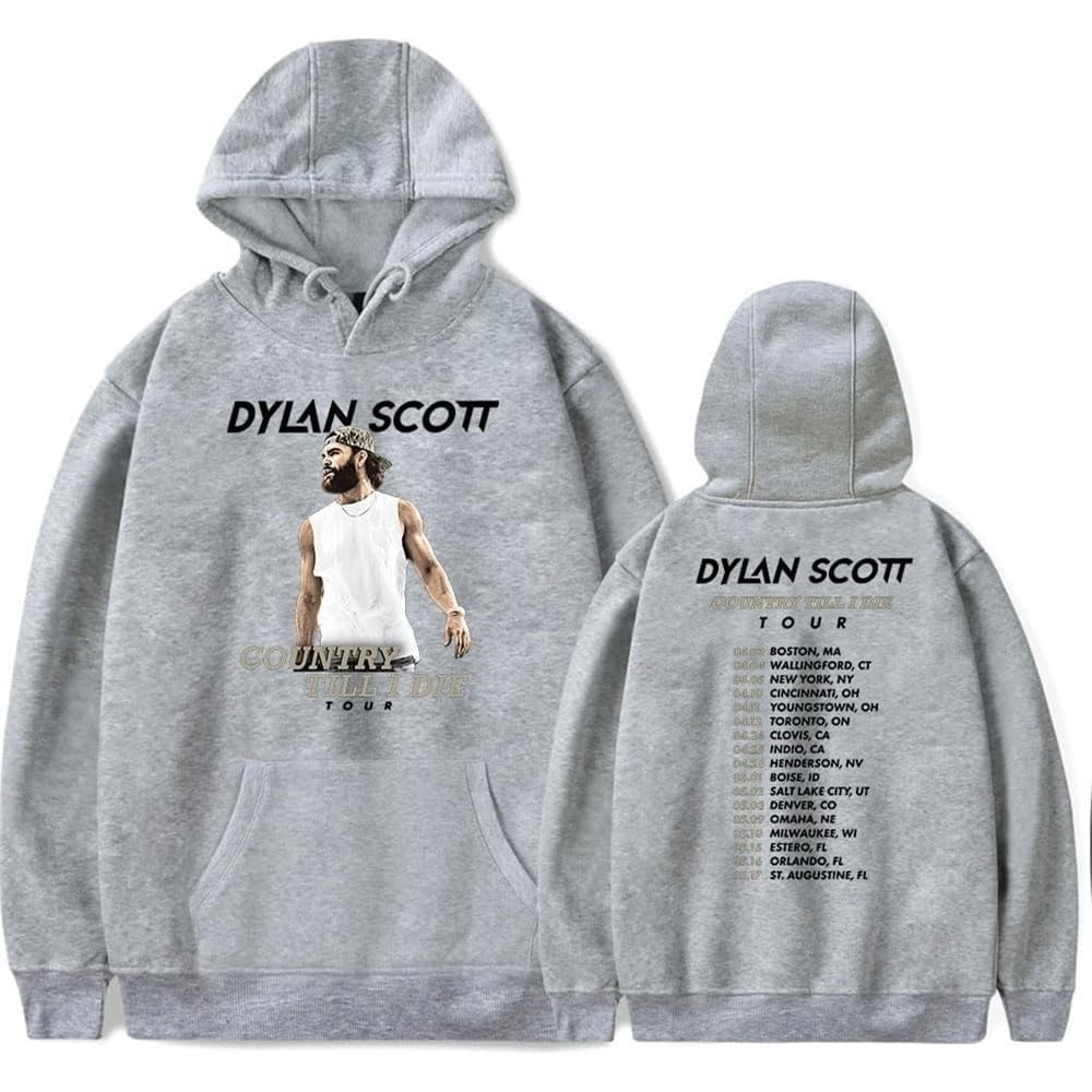 Dylan Scott Country Til I Die Tour Hoodie Sweatshirt Streetwear Women ...