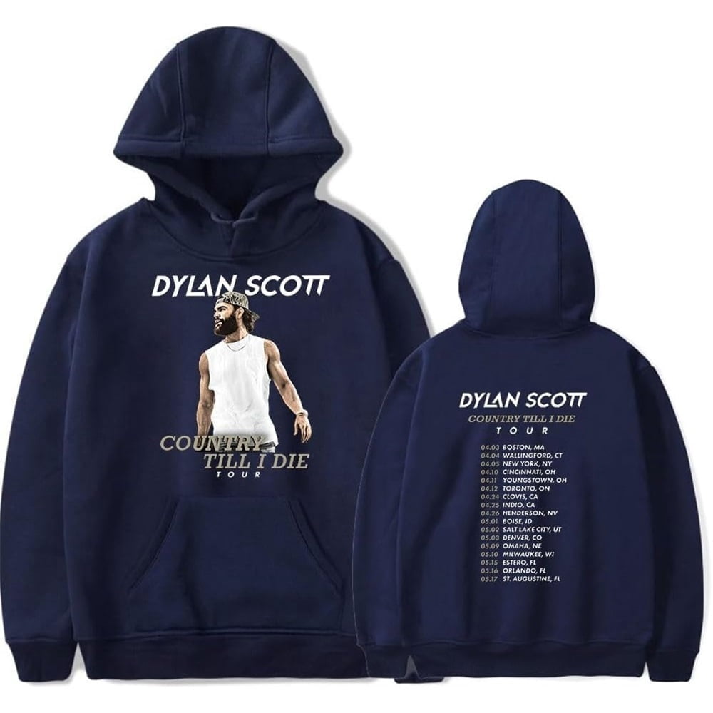 Dylan Scott Country Til I Die Tour Hoodie Sweatshirt Streetwear Women ...