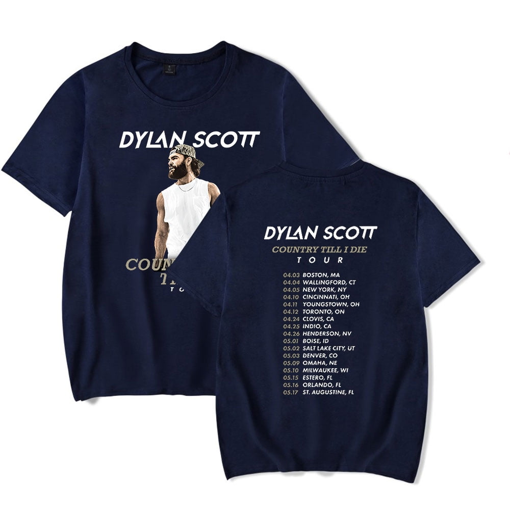 Dylan Scott Country Til I Die Tour T-Shirts Merch Women Clothes Trend ...