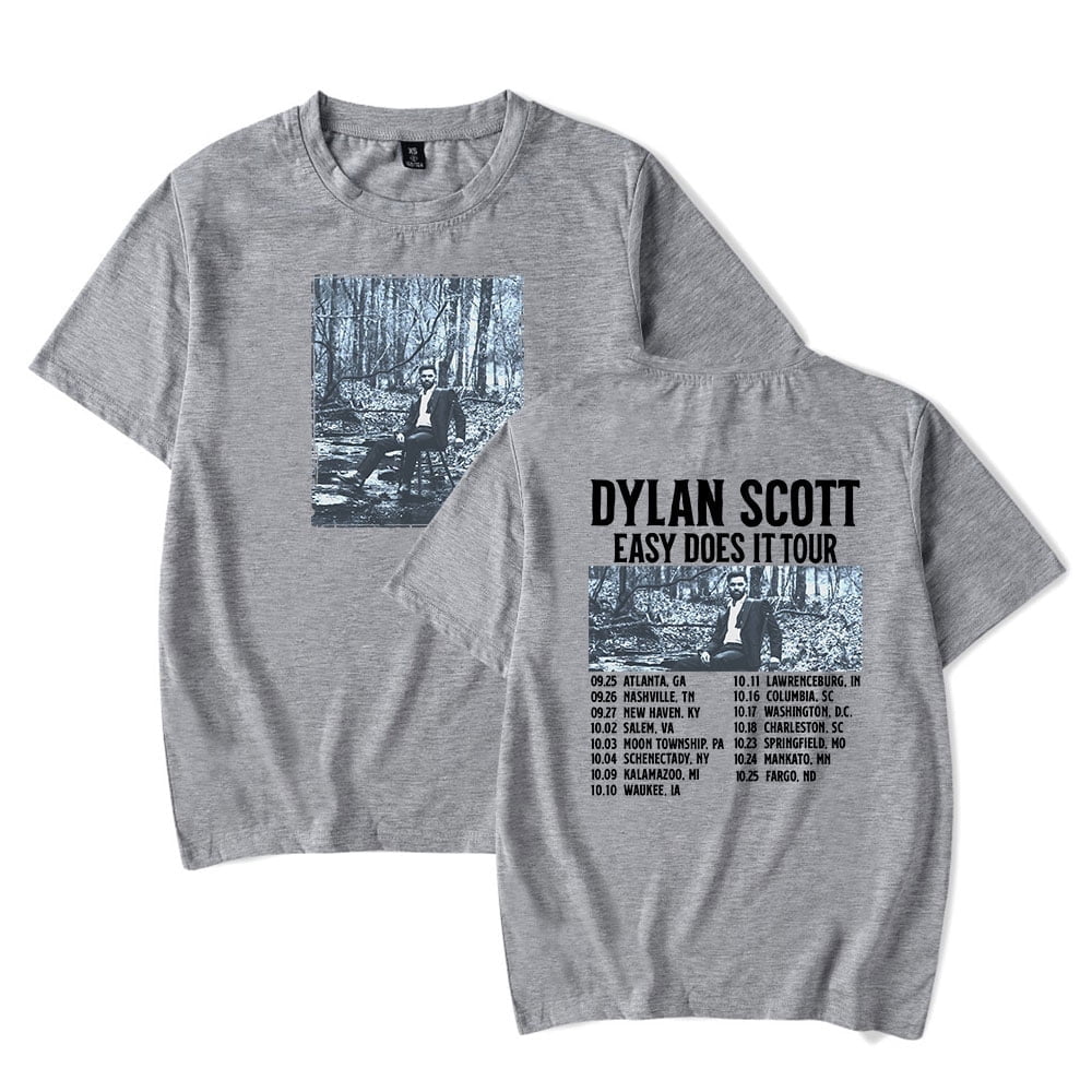 Dylan Scott Easy Does It Tour 2025 T-Shirt Women Men Casual Crewneck ...