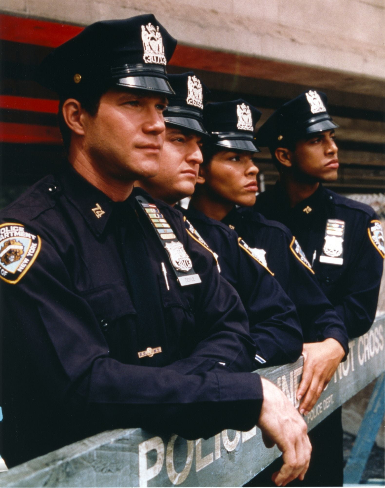 Dylan Walsh Group Portrait in Police Uniform Photo Print (24 x 30 ...