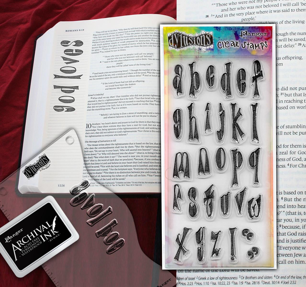 Dylusions Clear Stamp Collection - Clearly Alpha (Other) - Walmart.com