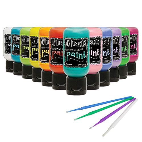 Dylusions Paints Bundle - Flip Cap Art Journal Ready Waterproof ...