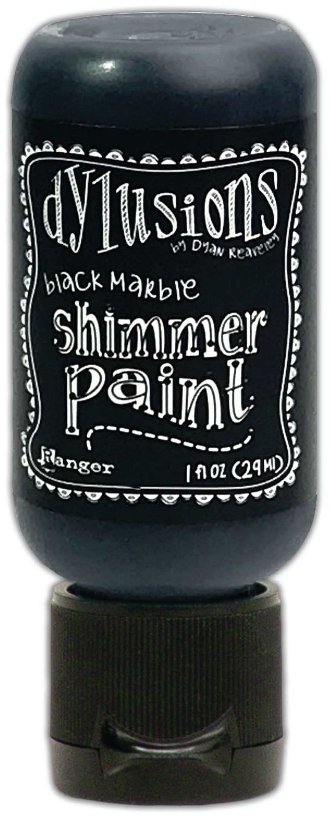 Dylusions Shimmer Paint 1oz-Black Marble - Walmart.com