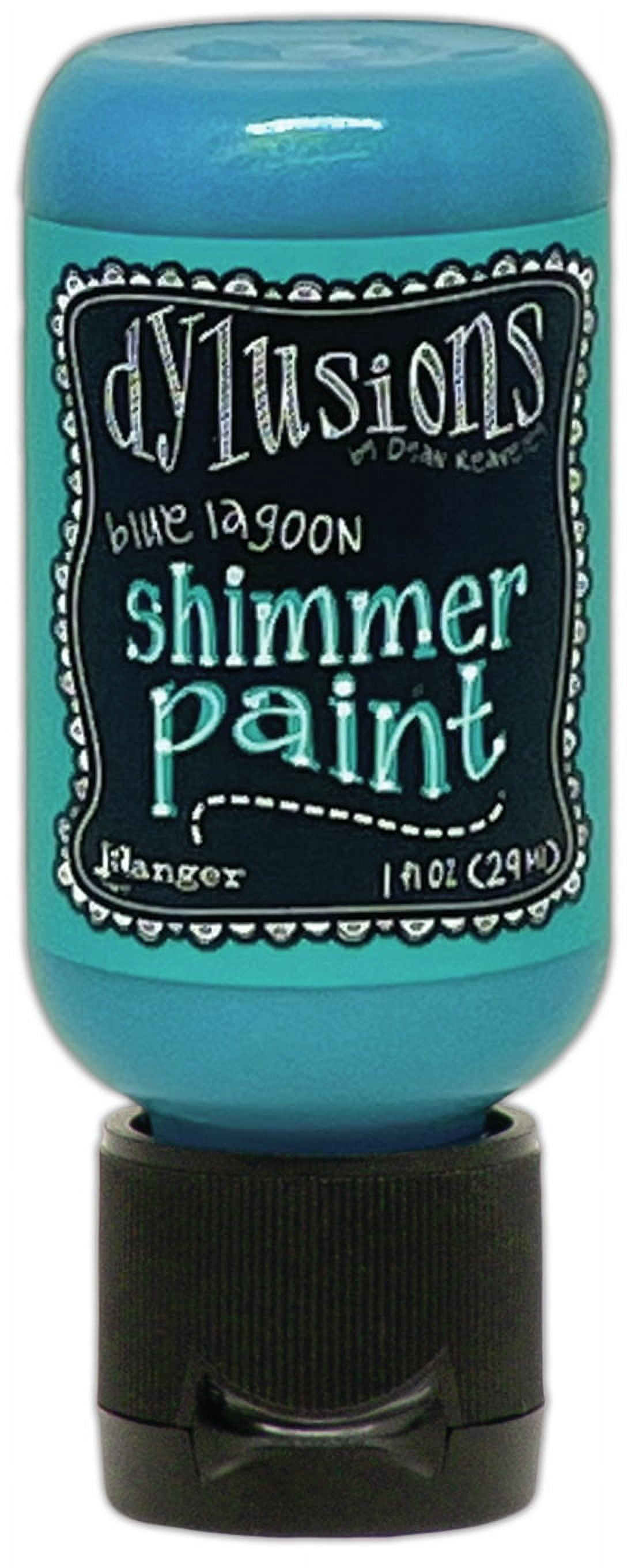 Dylusions Shimmer Paint 1oz-Blue Lagoon - Walmart.com