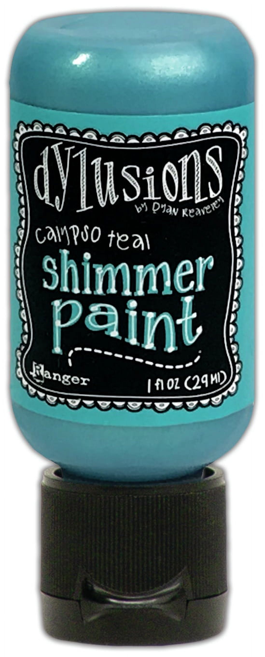 Dylusions Shimmer Paint 1oz-Calypso Teal - Walmart.com