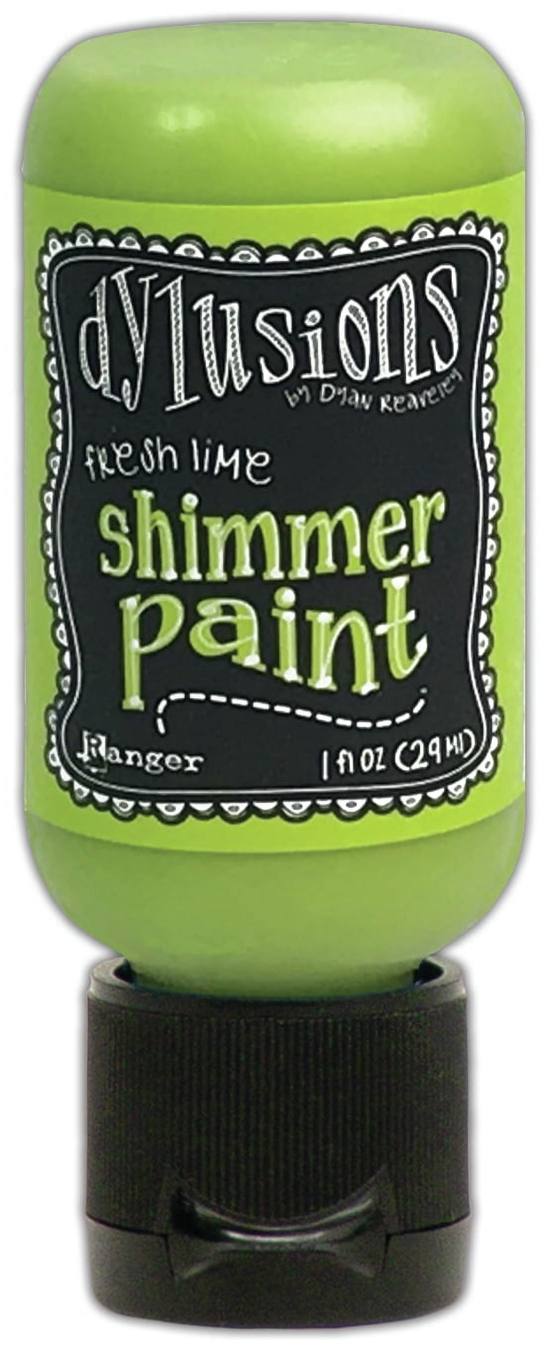Dylusions Shimmer Paint 1oz-Fresh Lime - Walmart.com