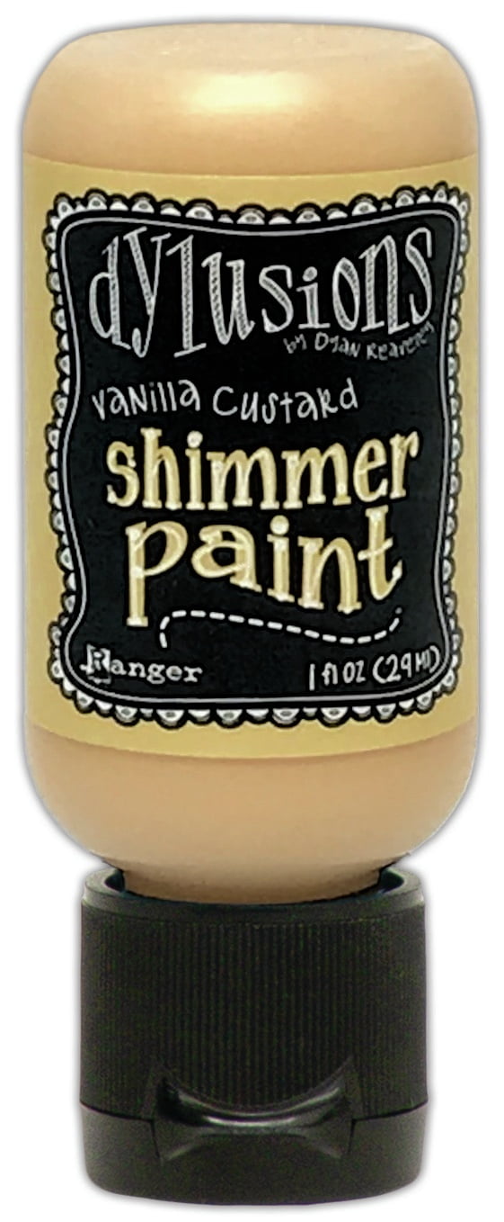 Dylusions Shimmer Paint 1oz-Vanilla Custard - Walmart.com