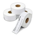 Dymo 30252 Compatible Shipping Labels 1/2 Paper 4 Rolls, 6" x 2 ...