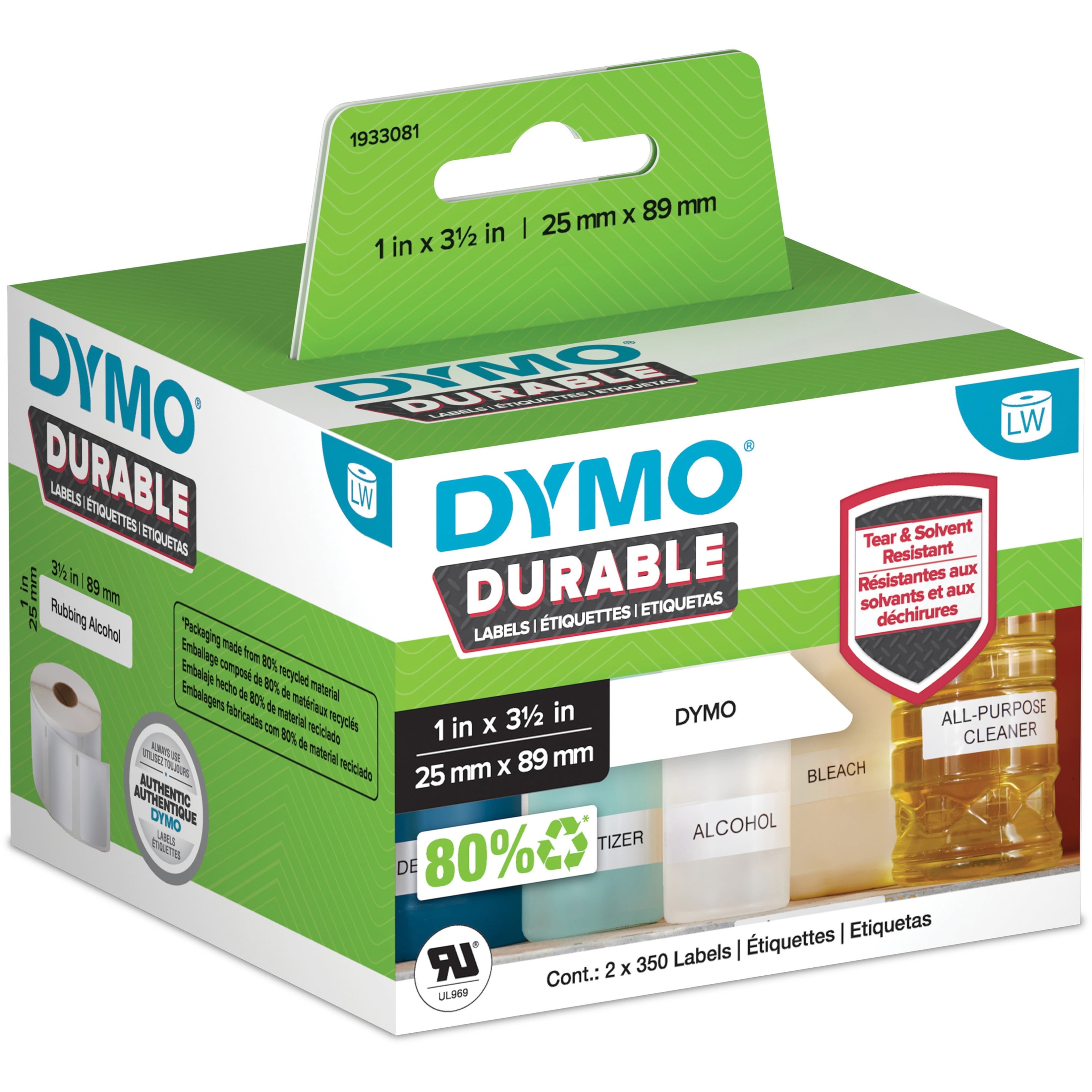 Dymo, DYM1933081, LabelWriter ID Label, 1 Each, White - Walmart.com