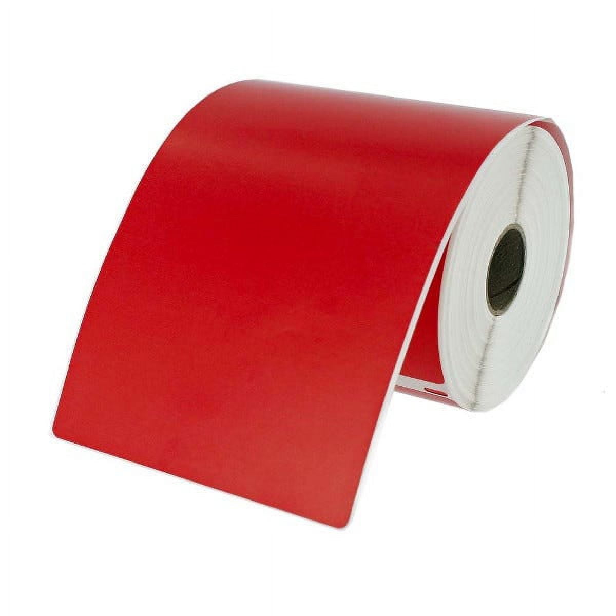 Dymo LV-1744907 Compatible 4x6 Red Labels - Walmart.com