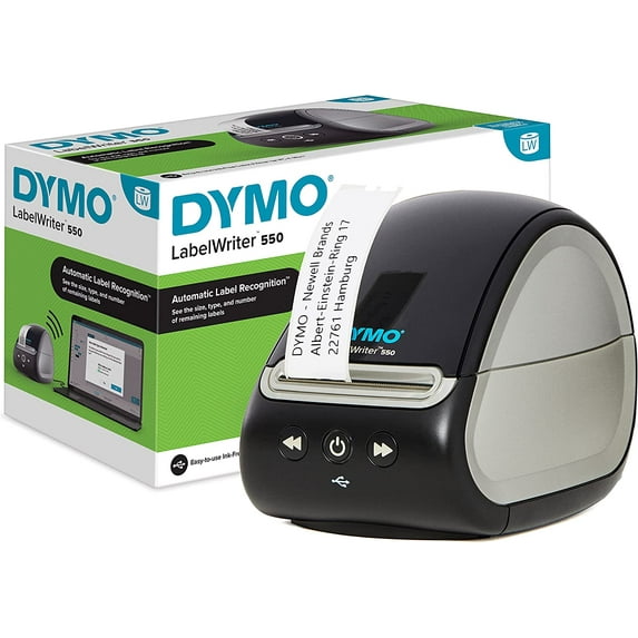 Dymo LabelWriter 550 Label Printer | labelmaker with Direct Thermal ...