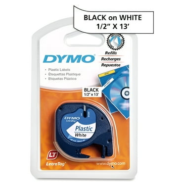 DYMO D1 High-Performance Polyester Removable Label Tape 1/2" x 23 ft ...