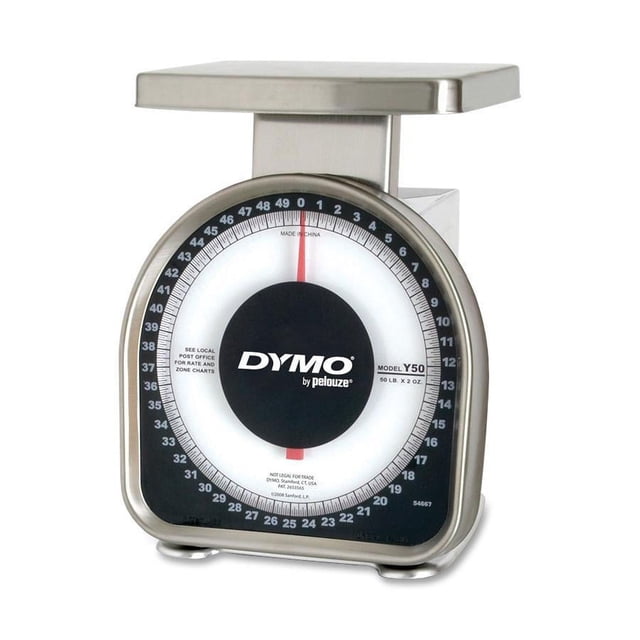 Dymo, PELY50, 50 lb. Mechanical Shipping Scale, 1, Gray - Walmart.com